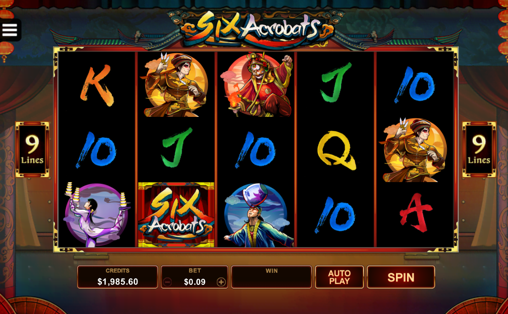 The Chinese Themed Six Acrobats Slot Goes Live - Online Gambling Bible