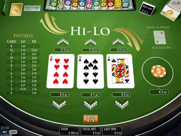 Basic Playing Hi Low Casino Games - Online Gambling Bible